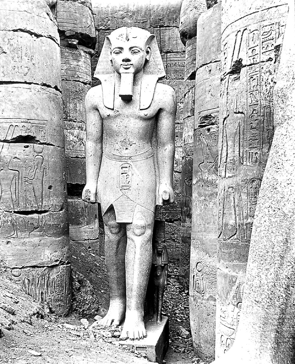 Colossal Statue of Ramses II at Luxor, c. 1896