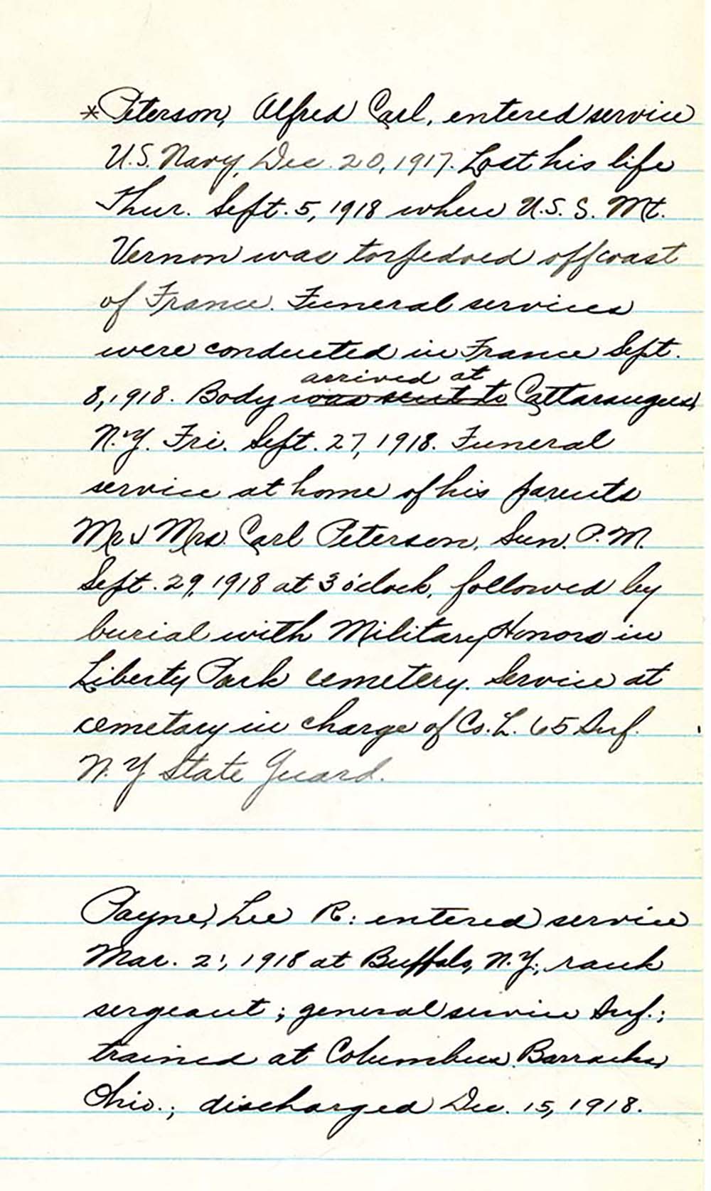 Alfred Carl Peterson Biography