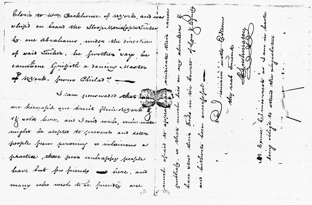 Letter from Richard Lushington to John Jay on February 22, 1786 about ...