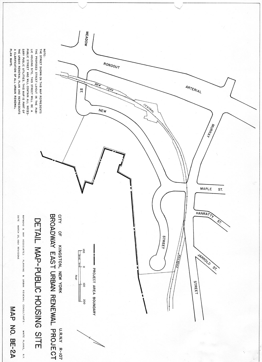 Broadway East Map 2A Public Housing Site