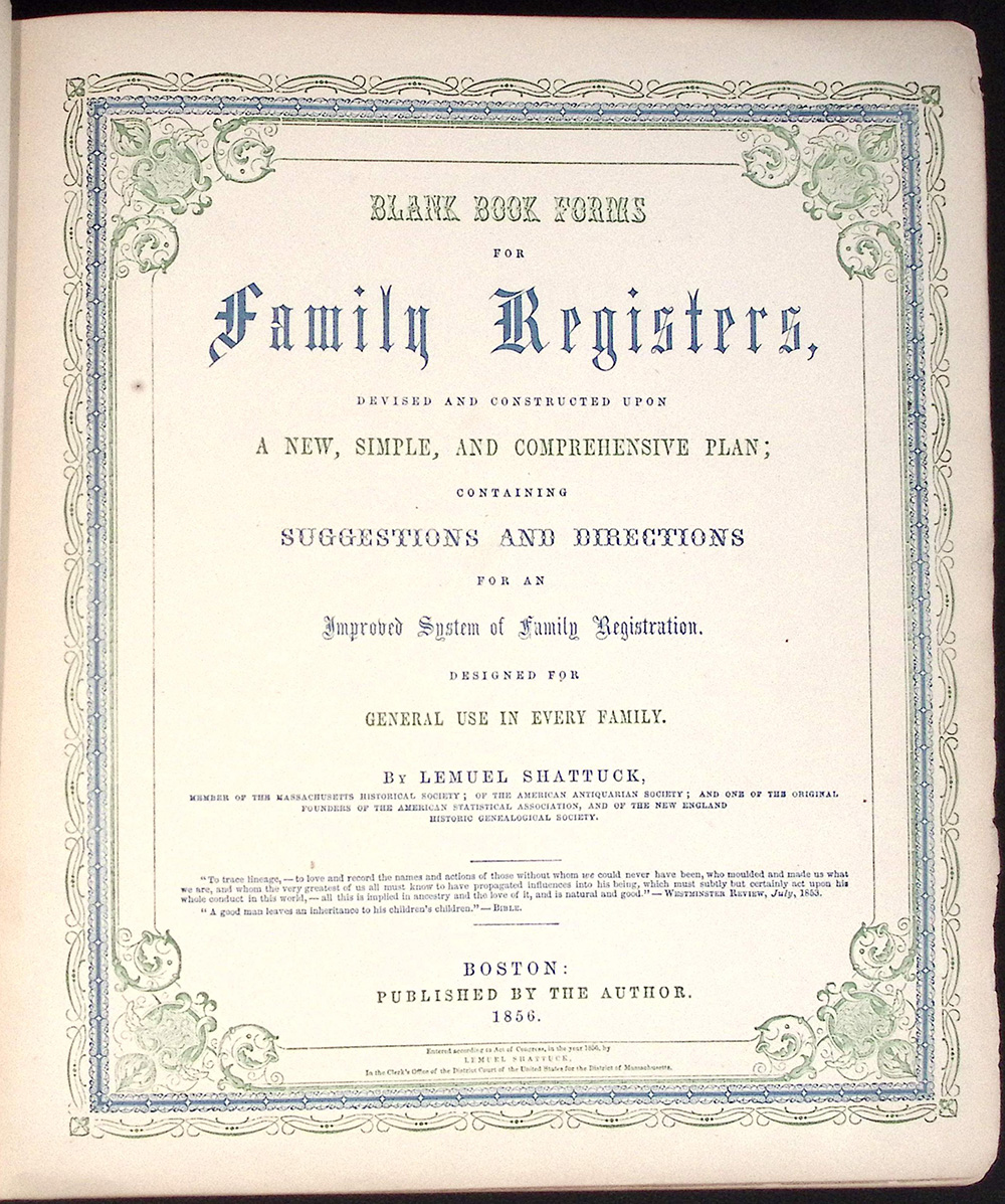 Van Allen Family Register