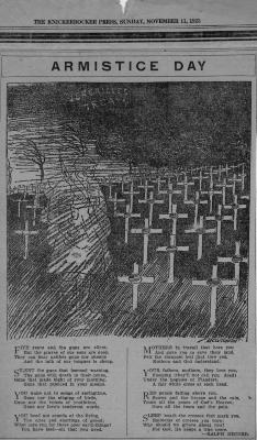 Armistice Day Cartoon and Poem, November 11, 1923