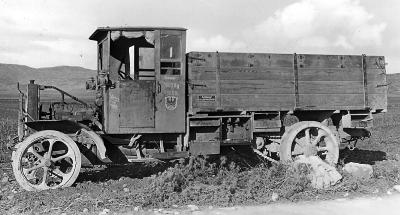 Captured German Lorry, Samaria, Palestine, 1918