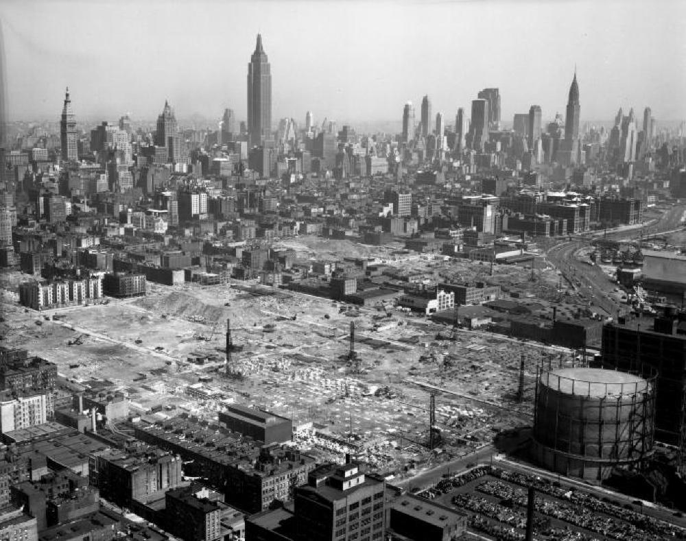 Eastern Side of Manhattan Island, New York City, 1946
